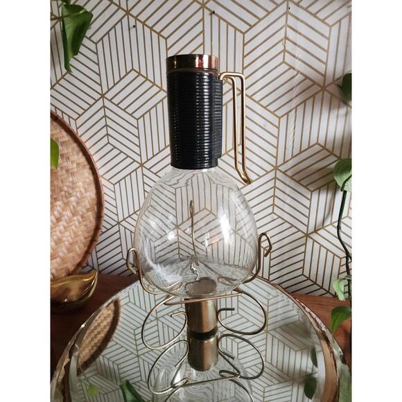 Pyrex | Kitchen | Vintage Pyrex Mcm Glass Carafe Coffee Pot Candle ...